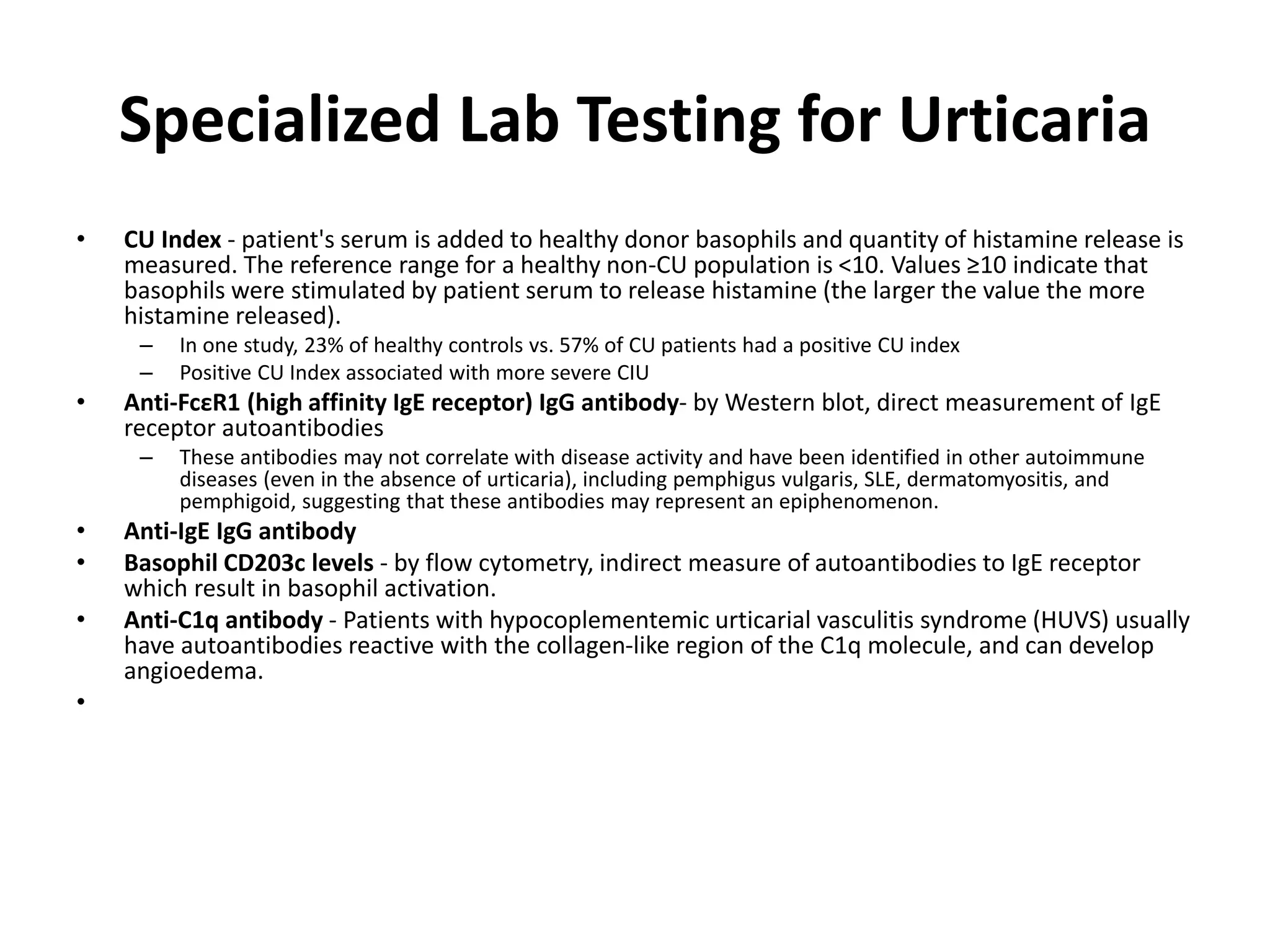 chronic urticaria | PPTX