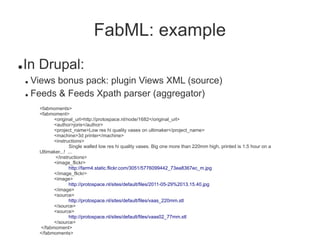 OKCon 2011: Developing Open and Distributed Tools for FabLab Project Documentation | PPT