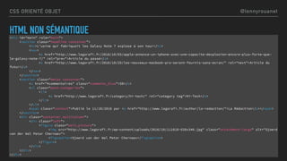 CSS orienté objet par Lenny ROUANET | PDF