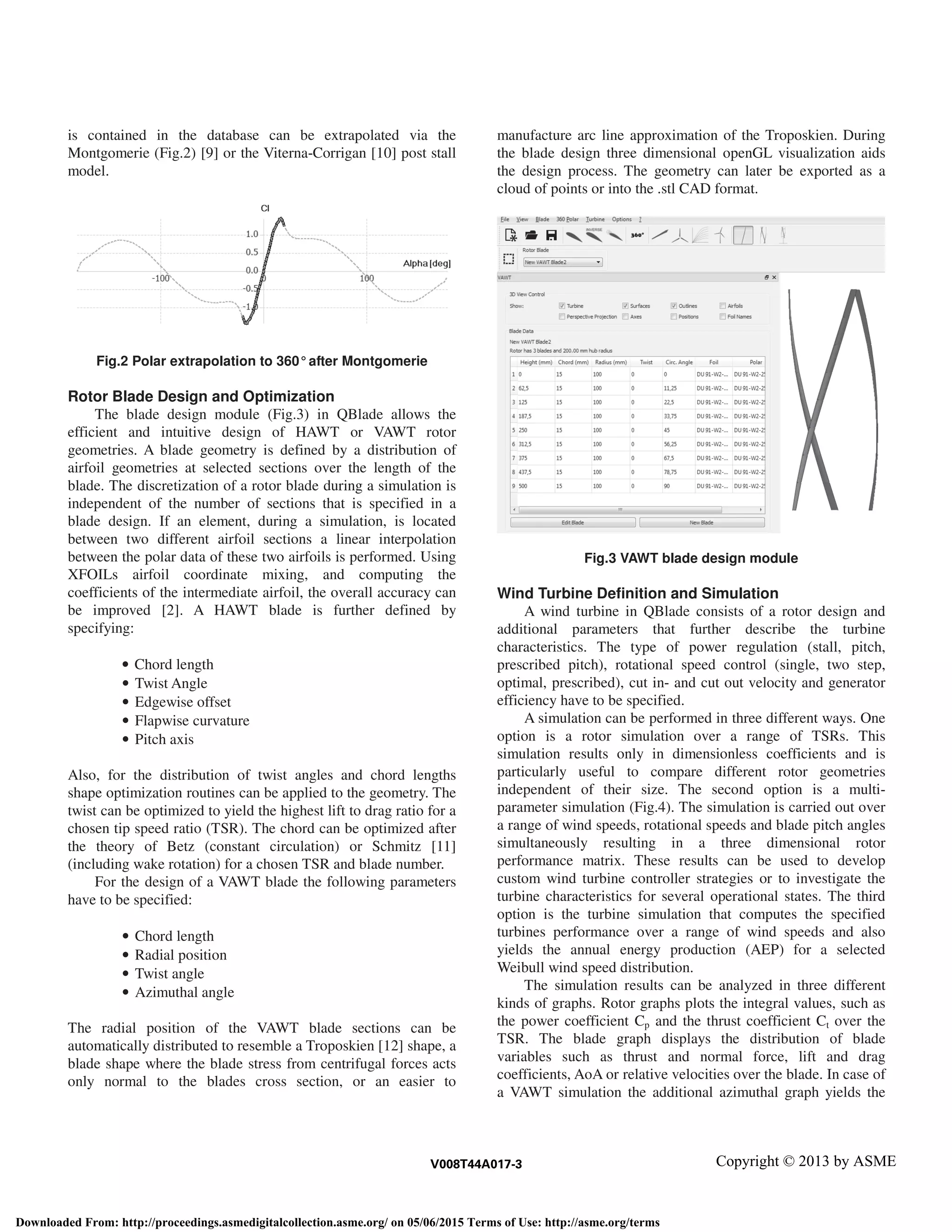 Development And Application Of A Simulation Tool For Vertical And Horizontal Axis Wind Turbines