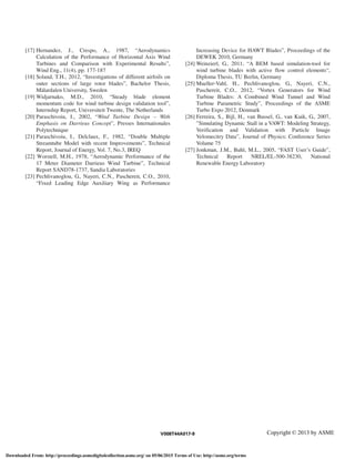 Development and application of a simulation tool for vertical and horizontal axis wind turbines ...