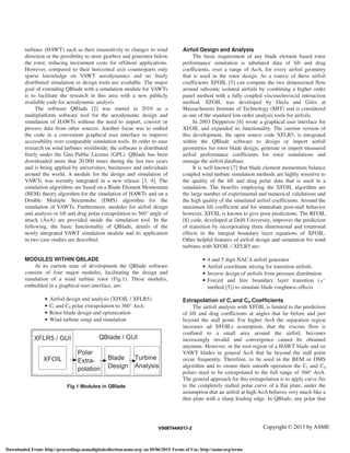 Development and application of a simulation tool for vertical and horizontal axis wind turbines ...