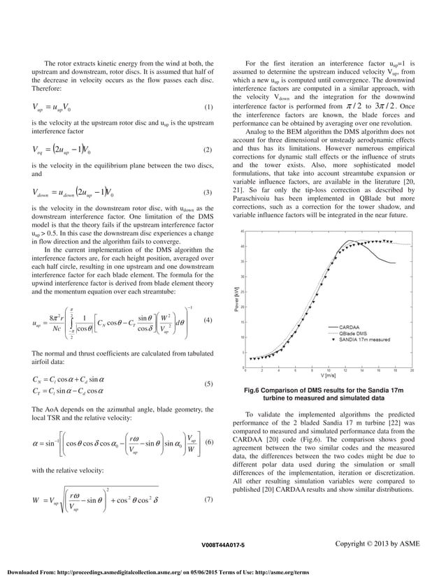 Development And Application Of A Simulation Tool For Vertical And