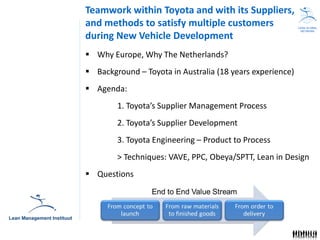 Teamwork within Toyota by Michael Kazoglou | PDF | Automotive Industry ...