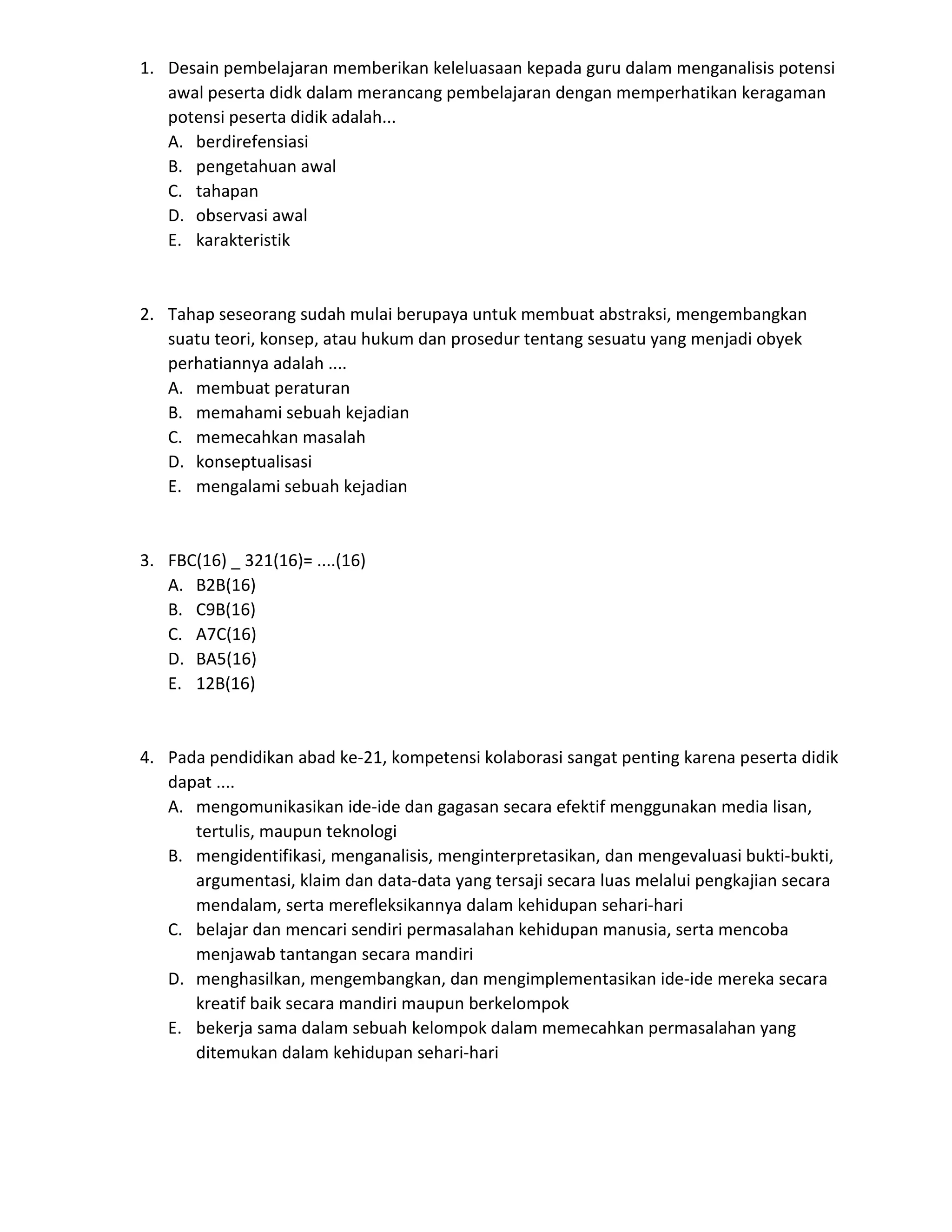 Soal Jaringan Dasar | PDF