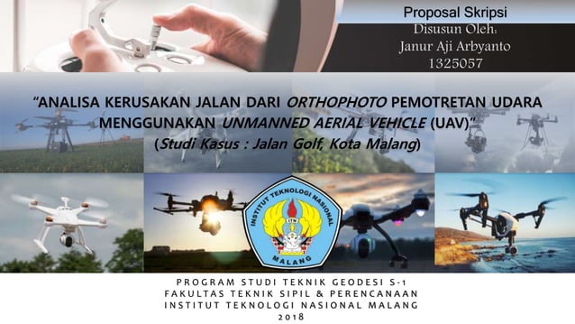 ORTHOPHOTO PEMOTRETAN UDARA MENGGUNAKAN UAV | PPTX