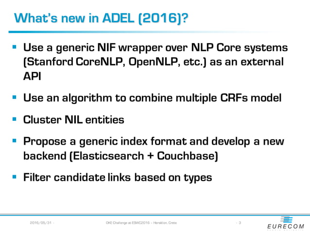 Enhancing Entity Linking by Combining NER Models | PPT