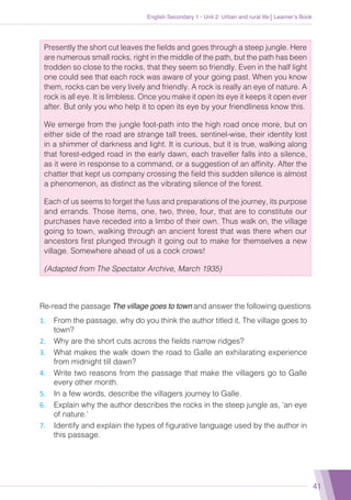 English Student book 1 South Sudan Secondary | PDF