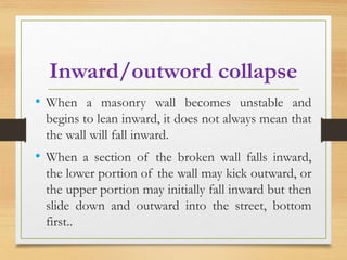 Types of masonry and its failure types | PPTX
