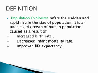 Population explosion nikku | PPT