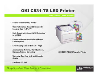 OKI C831-TS T-shirts and More | PPT