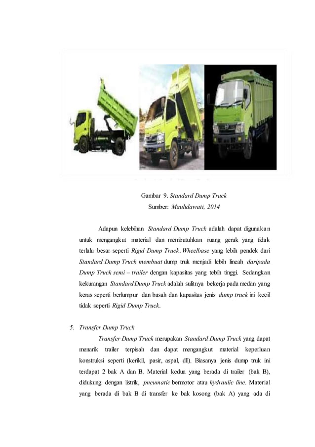 MAKALAH ALAT BERAT (DUMPTRUCK) | DOCX