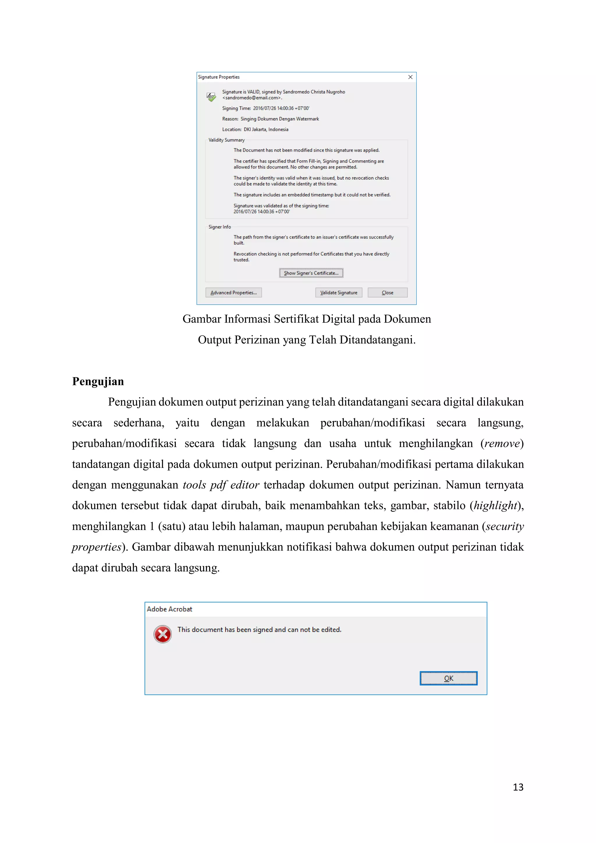 (paper) Implementasi Digital Signature pada E-Government | PDF