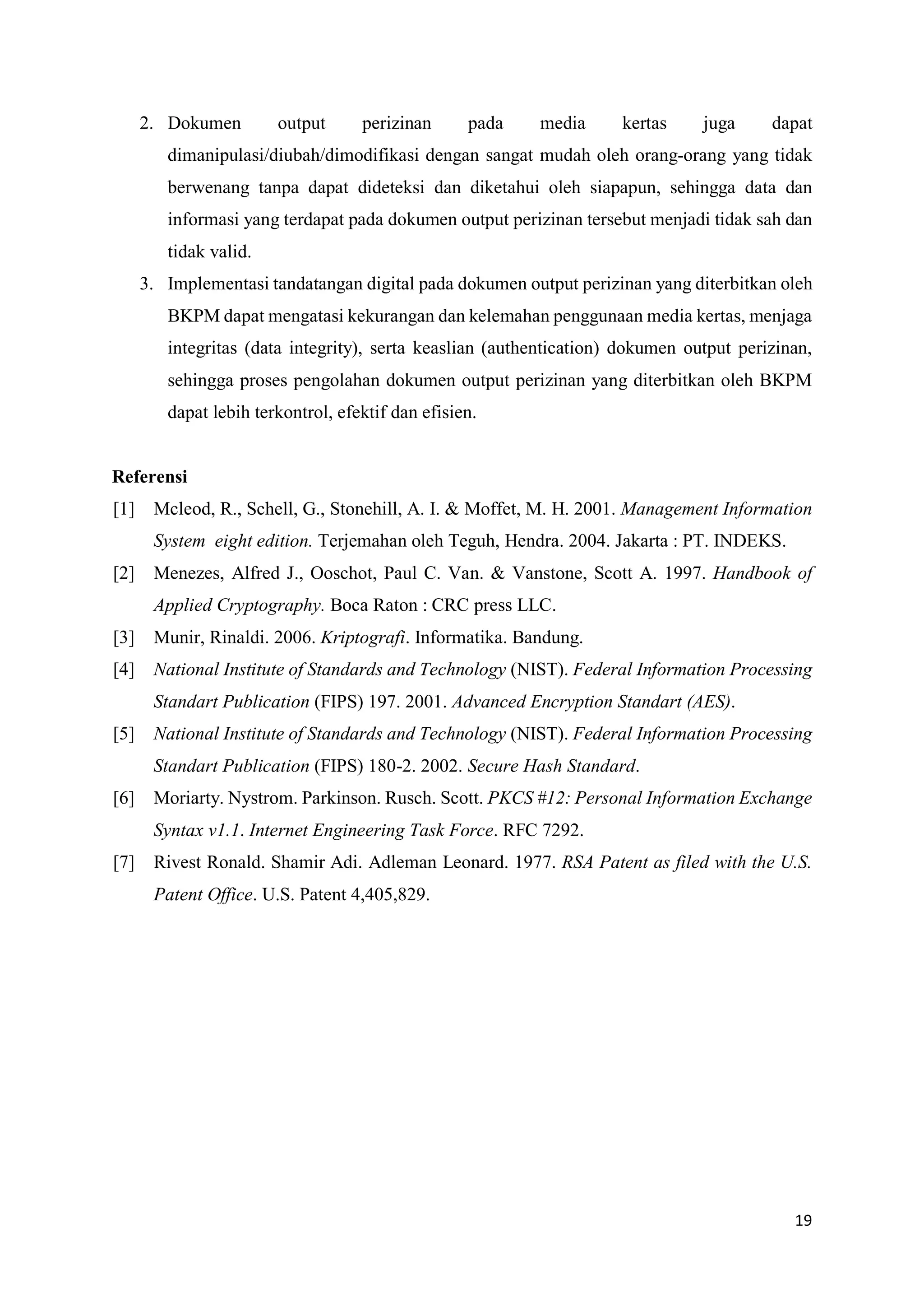 (paper) Implementasi Digital Signature pada E-Government | PDF