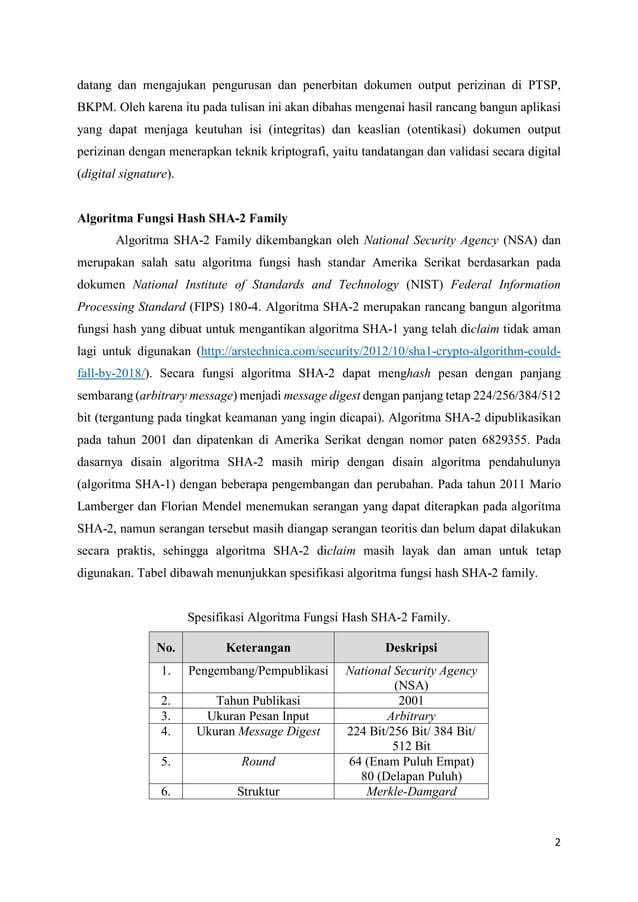 (paper) Implementasi Digital Signature pada E-Government | PDF
