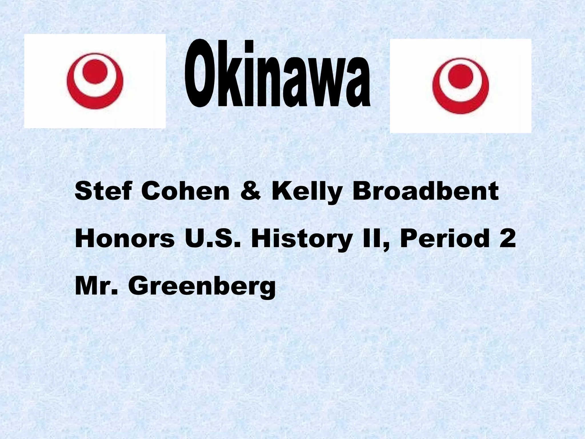 Okinawa Power Point | PPT