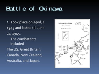 Okinawa | PPT | Death, Injury, or Military Conflict | Sensitive Topics