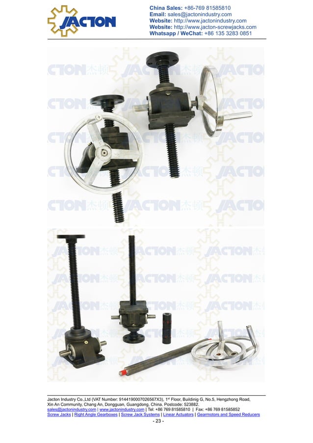 industrial crank table base lift mechanism with adjustable height | PDF