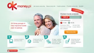 Ok money’s site design | PDF
