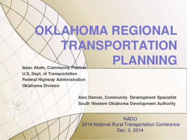transportation and regional planning