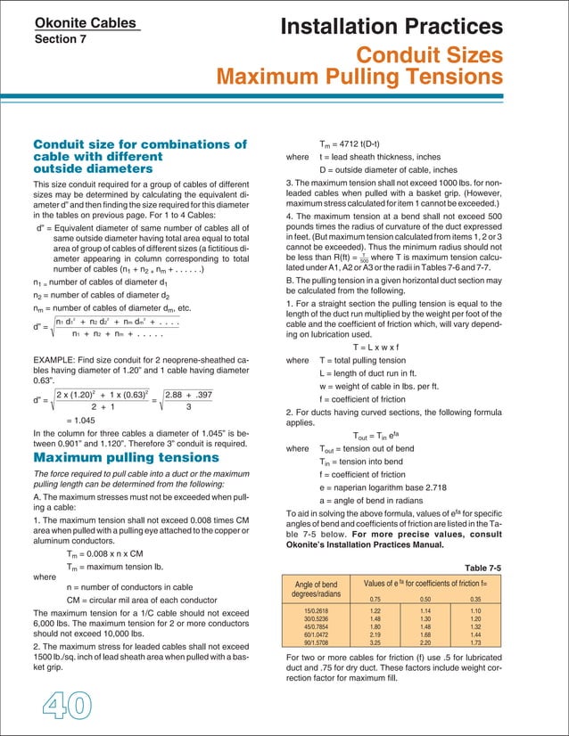 Okonite - Cable Engineering Handbook (Copper & Aluminium Cables) | PDF