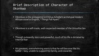 Okonkwo as a tragic hero in Things Fall Apart | PPT