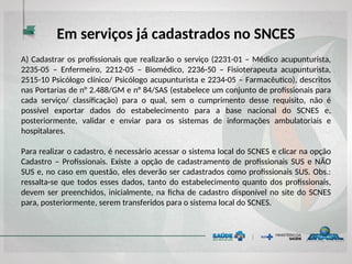 Guia Completo para Cadastro e Monitoramento de PICS no SUS | PPT