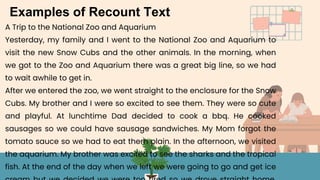 powerpoint materi recount text you can look at this | PPT
