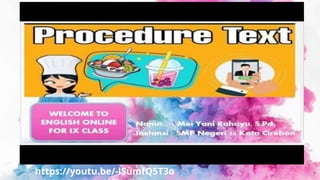 procedure text recipe and manual.pptx