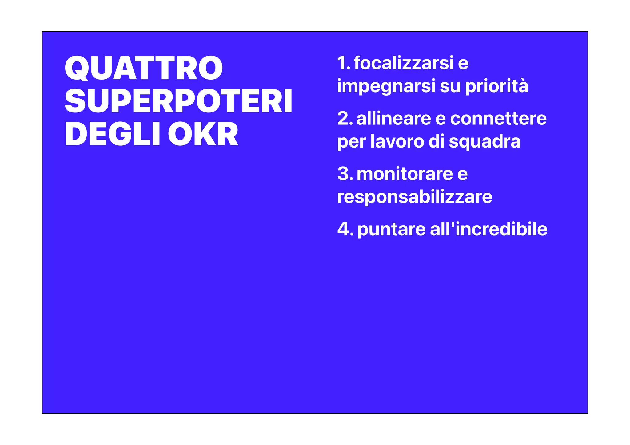Rivoluzione OKR di John Doerr | PPT