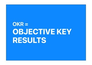 Rivoluzione OKR di John Doerr | PDF