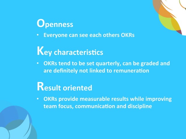 OKR - a guide to objectives and key results | PDF