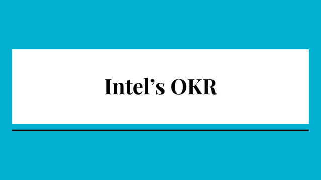 OKR part-I | PDF