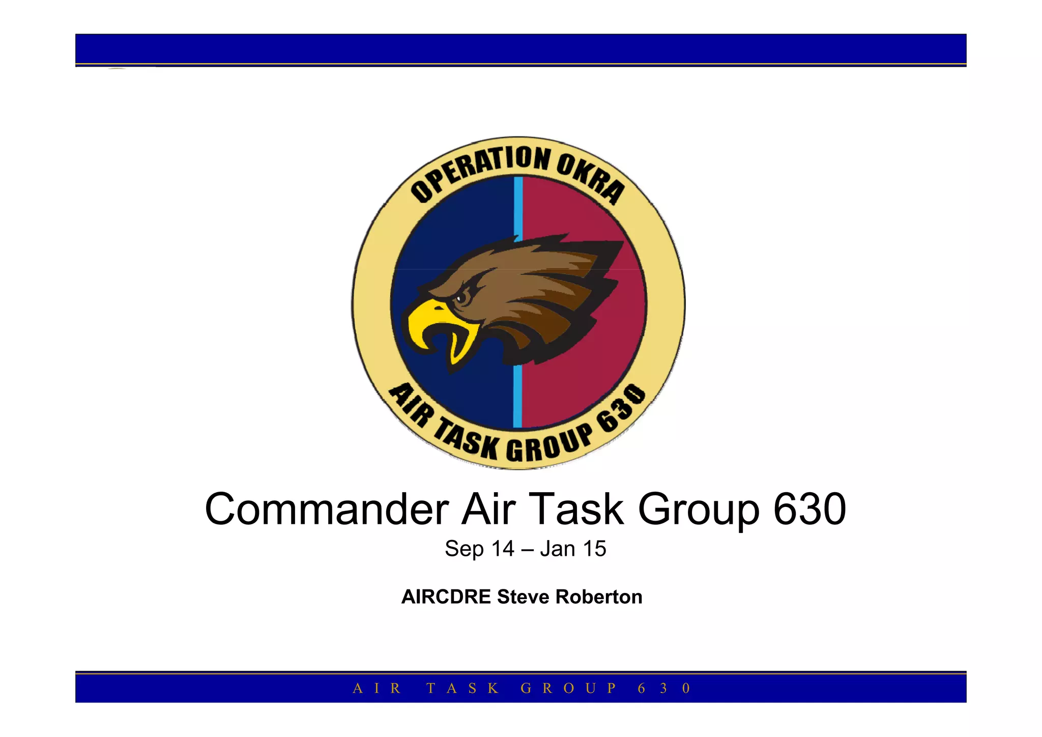 Air Commodore Roberton Looks Back at His Experience with the Australian ...