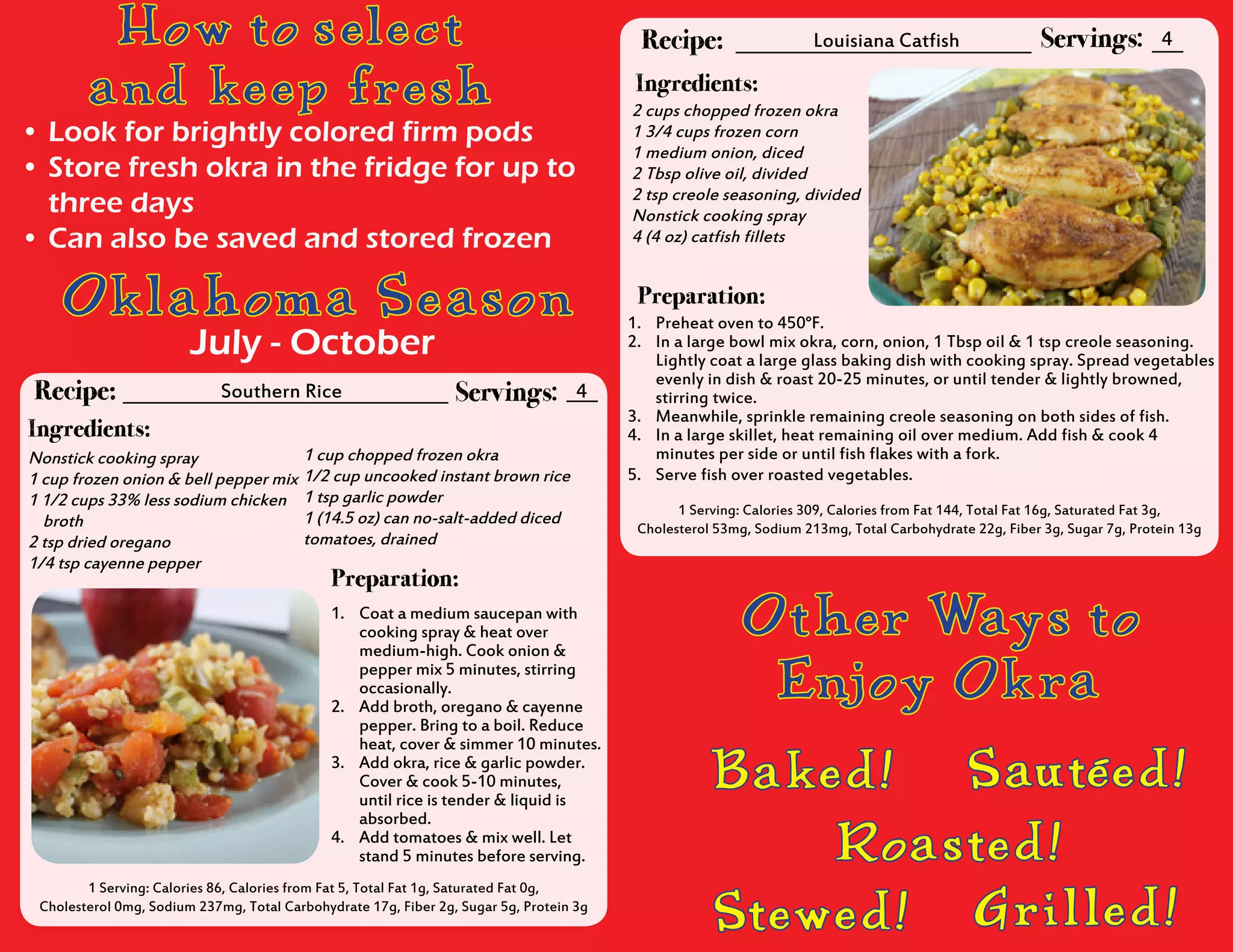 Okra Facts Brochure | PDF