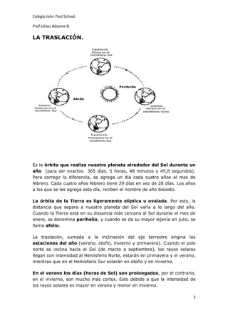 Ok RepresentacióN Movimientos De La Tierra | DOC