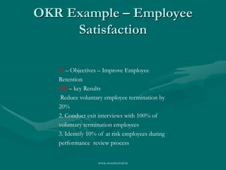 OKR for HR Management | PPTX