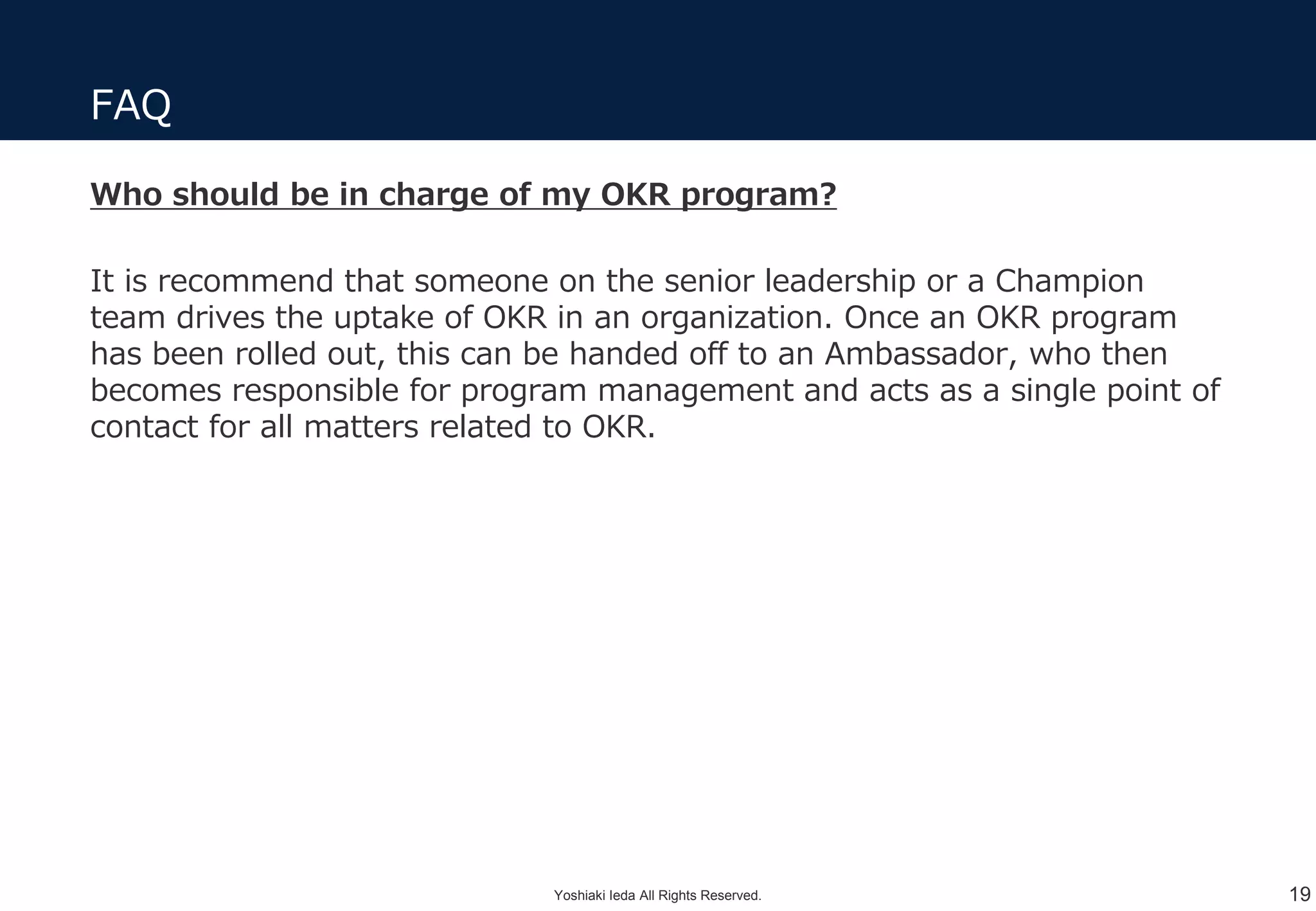 OKR introduction | PPTX
