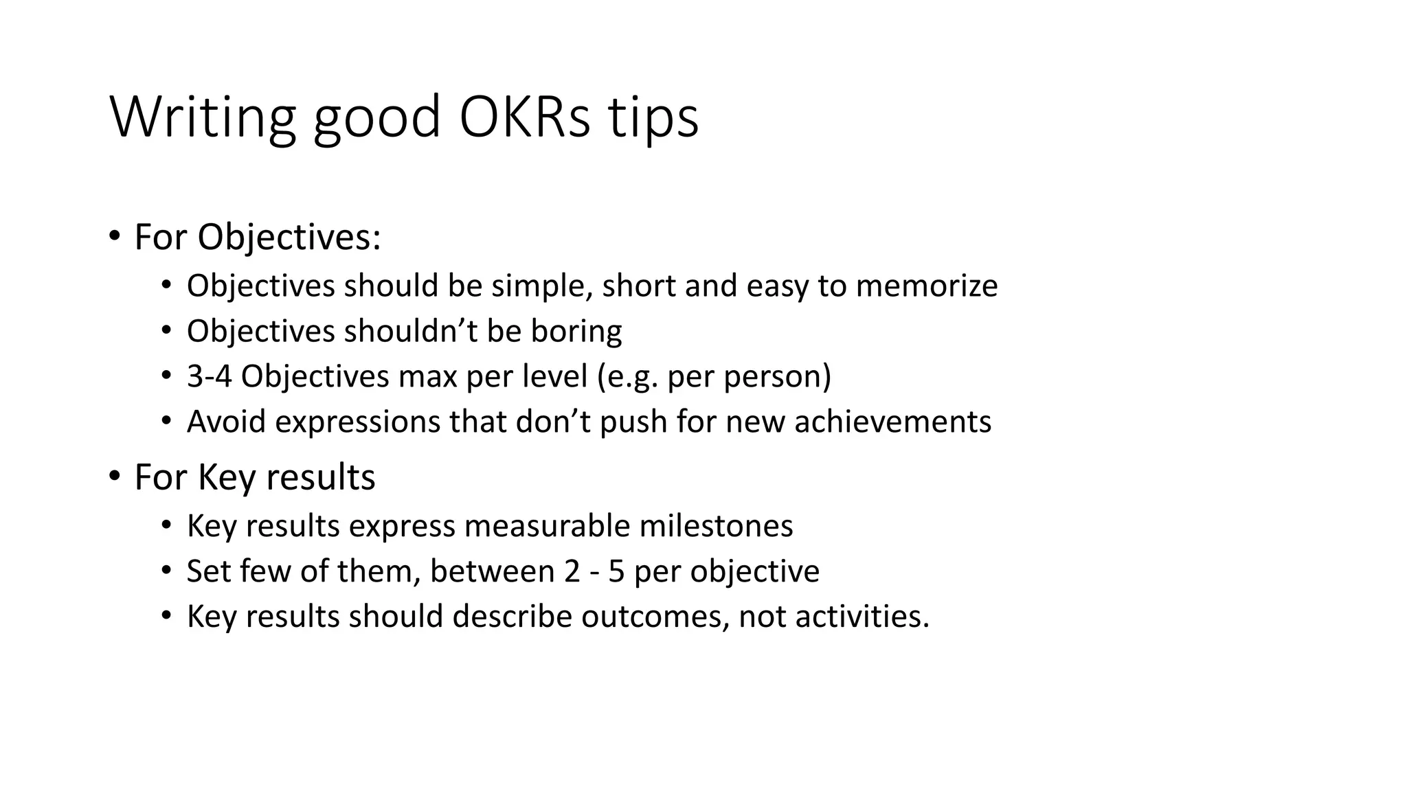 OKR Introduction | PPTX