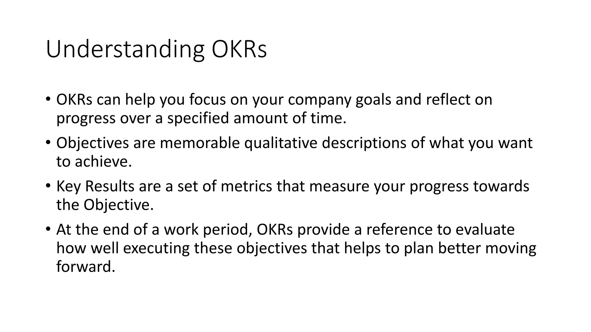 OKR Introduction | PPTX