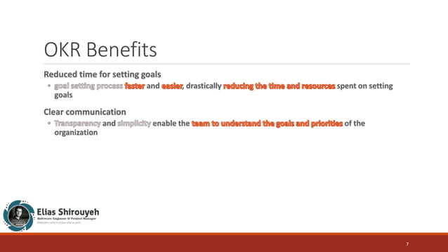 Okr review english_peresentation_-_elias_shirouyeh | PPT