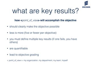 OKRs: Objectives and Key Results, the basics | PDF