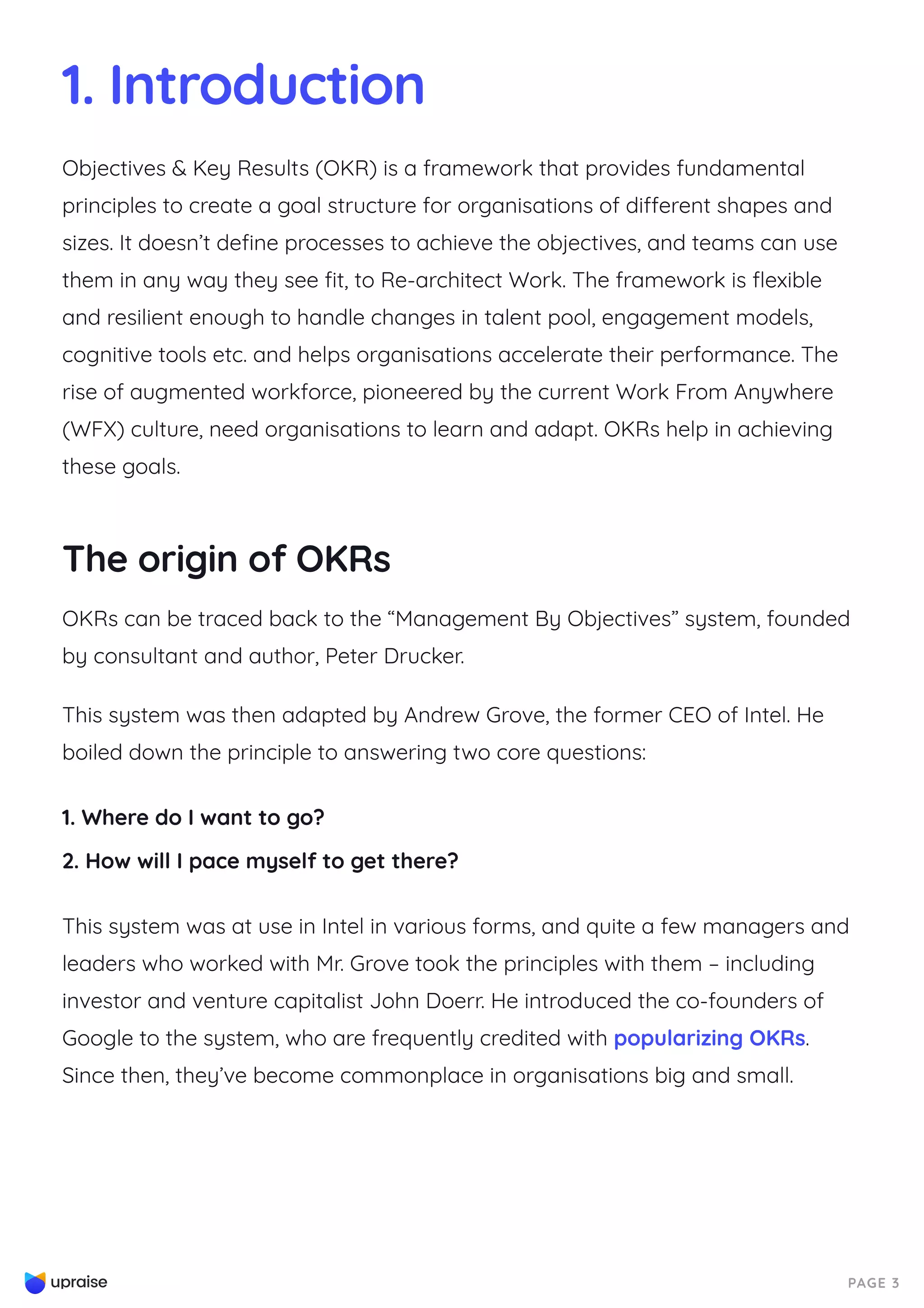 Beginner’s Guide to Objectives & Key Results | PDF