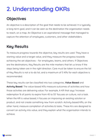 Beginner’s Guide to Objectives & Key Results | PDF