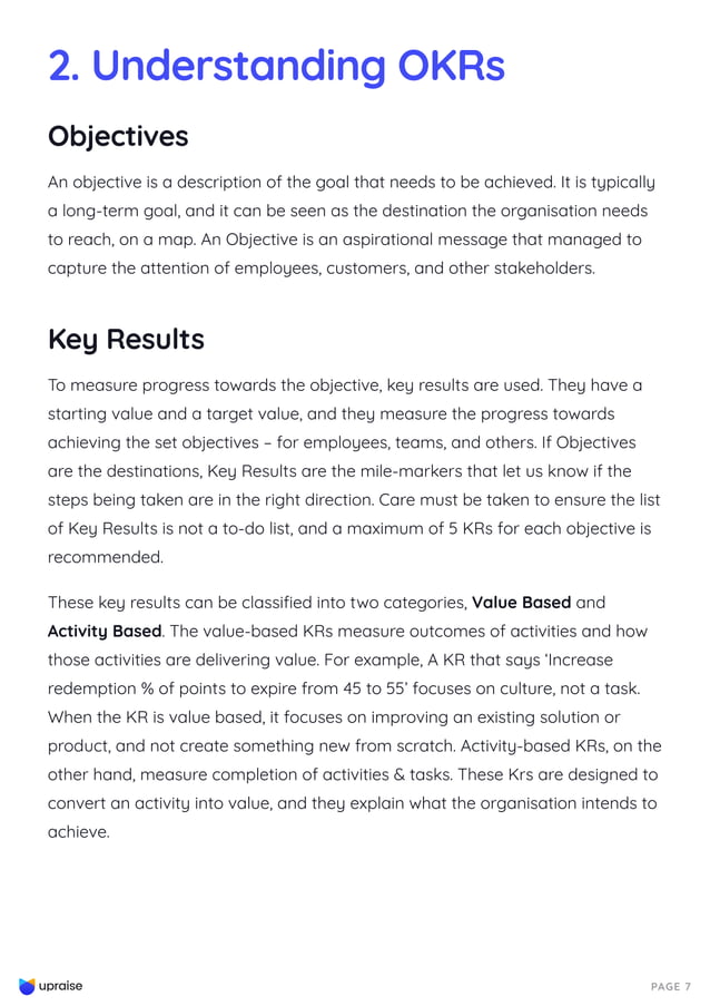 Beginner’s Guide to Objectives & Key Results | PDF