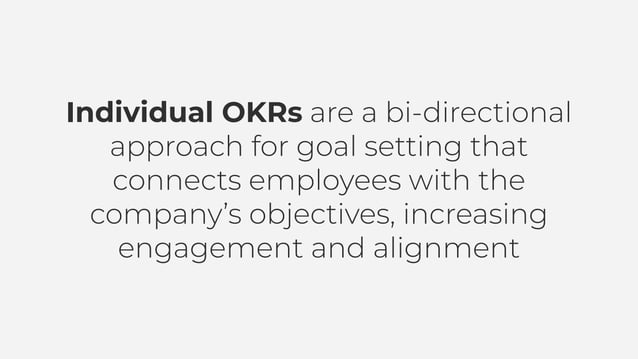 OKRs - a primer (pdf) | PPT