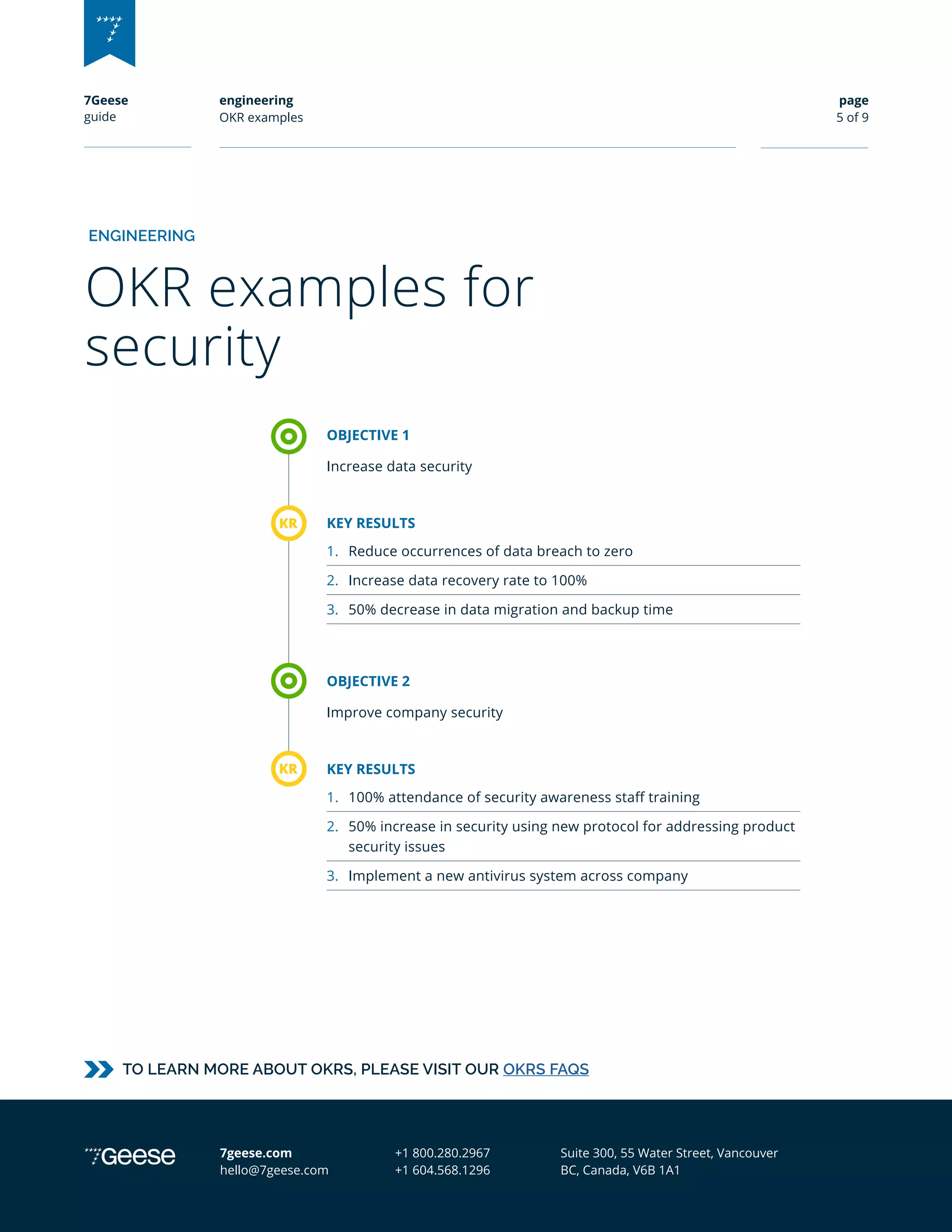 Software Engineering OKR Examples | PDF | Computer Software and ...