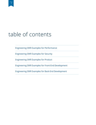 Software Engineering OKR Examples | PDF