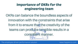 OKRs Examples for Software Engineering Team | PPT