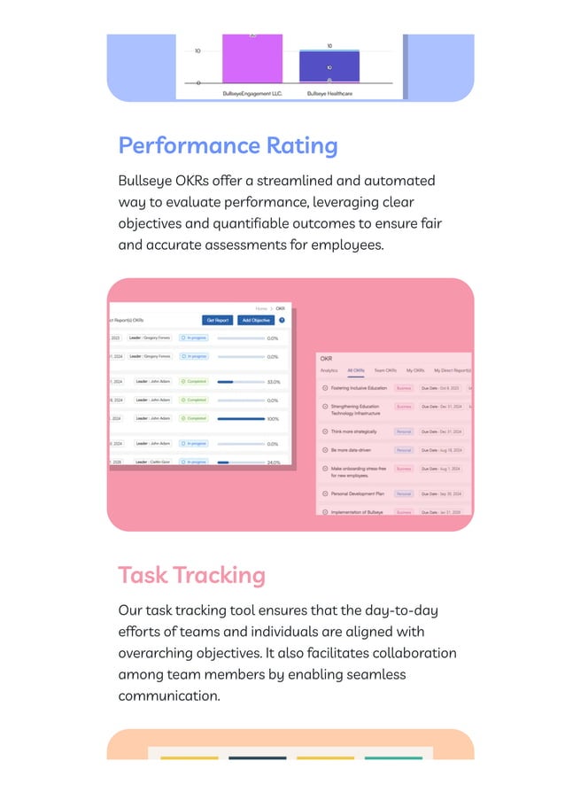 OKR solutions .bullseye Engagement | PDF